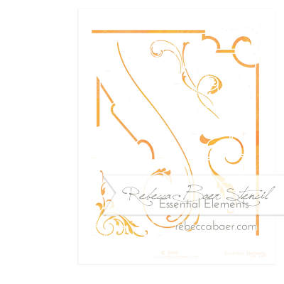 Essential Elements Stencil | Rebecca Baer® Artisan Stencils for ...