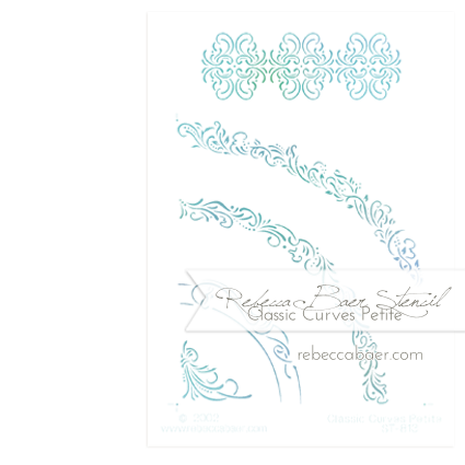 Classic Curves Petite Stencil | Rebecca Baer® Artisan Stencils for ...