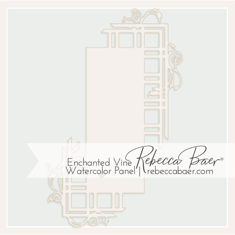 Rebecca Baer® Enchanted Vine Watercolor Panel | Surface | Rebecca Baer ...
